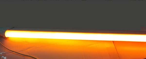 Yellow 1200mm SMD LED Tube Light with CE driver EPISTAR LED chips