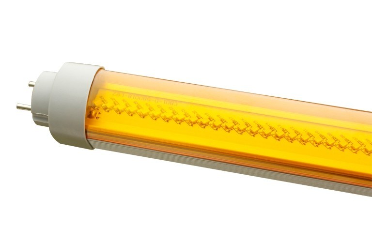 Yellow 1200mm SMD LED Tube Light with CE driver EPISTAR LED chips